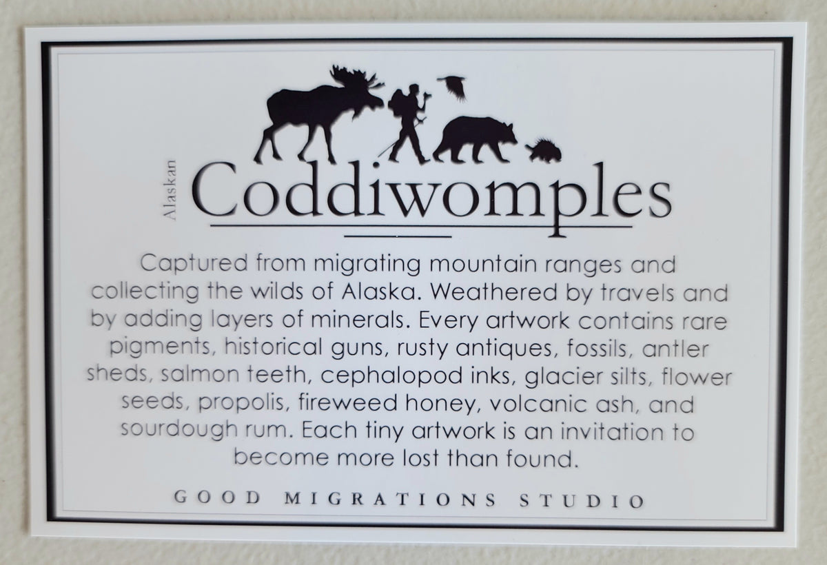 'Saxifrage Viridi' Alaska Coddiwomple 4"x4" – Good-Migrations-Studio